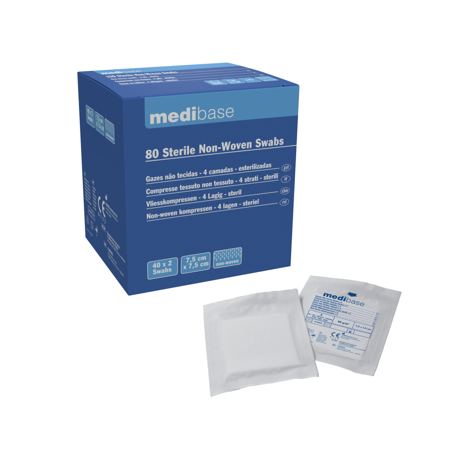 Sterile non-woven swabs - Medibase